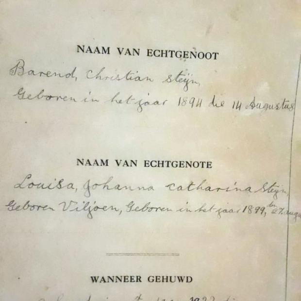 STEYN Barend Christian 1894 | The eGGSA Bible Collection | eGGSA.org